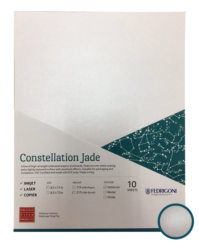 Constellation Jade Specialty Paper 10sheets per pack – Prestige Paper ...