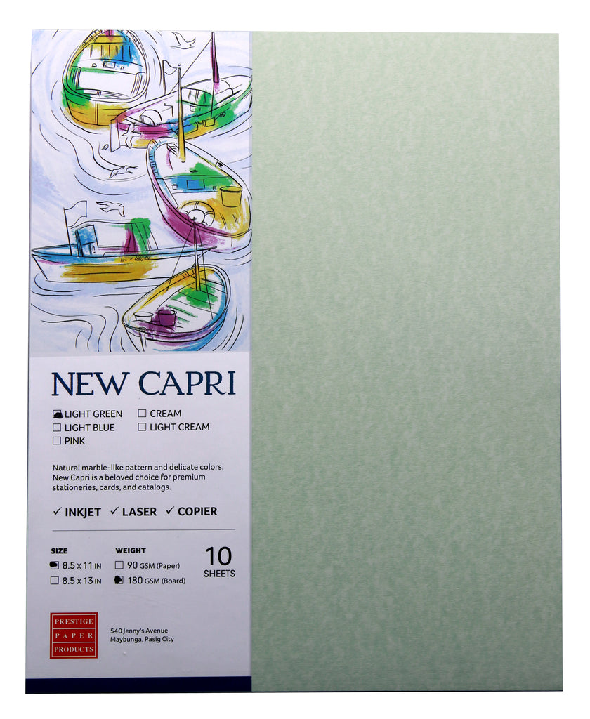 New Capri Specialty Paper 10sheets per pack – Prestige Paper Products
