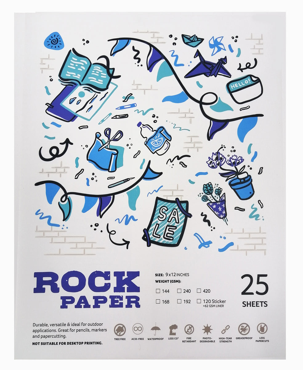 Rock Paper 9x12 25sheets per pack – Prestige Paper Products