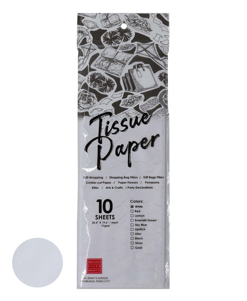 Colored Tissue Paper 17gsm 19.6x25.5 inches 10 sheets per pack ...
