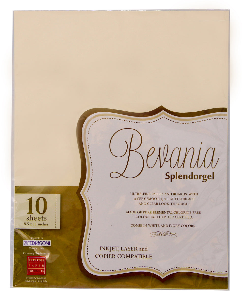 Bevania Splendorgel Specialty Paper 10sheets per pack – Prestige Paper ...